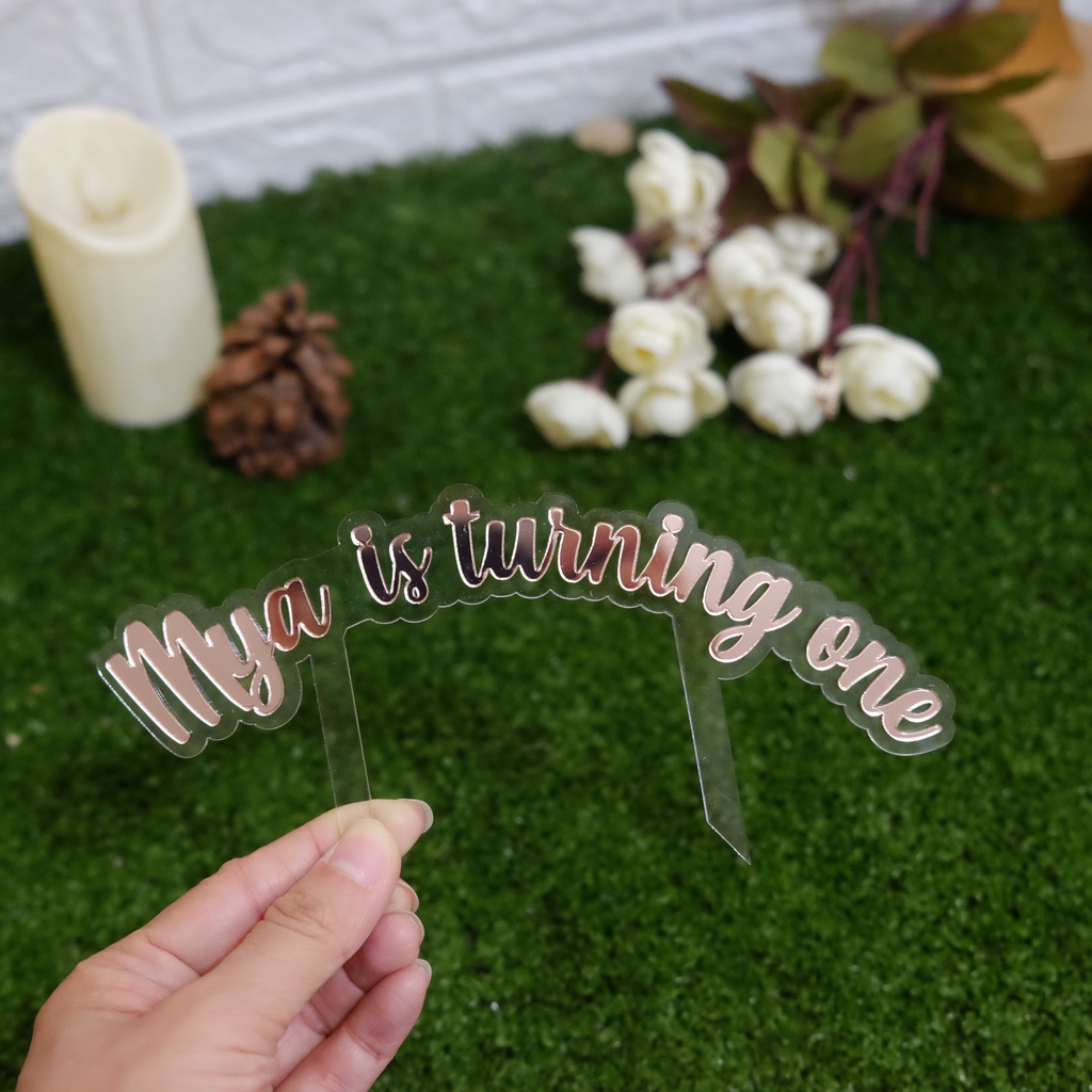 Jual Cake Topper Bentuk Oval Arch Setengah Lingkaran | Shopee Indonesia