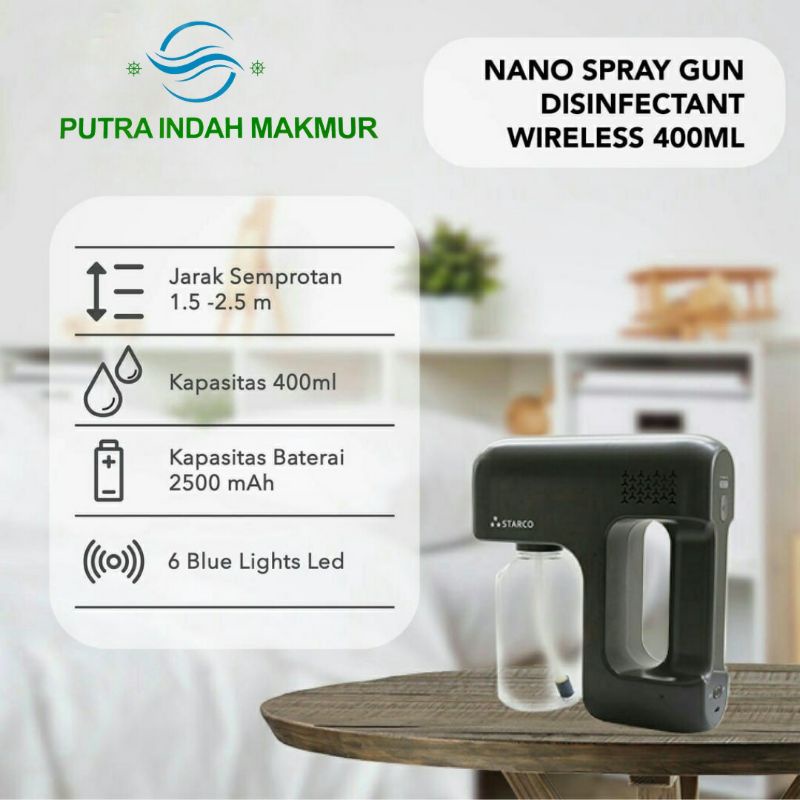 Jual Nano Spray Gun (semprot disinfectant mensterilkan ruangan ...