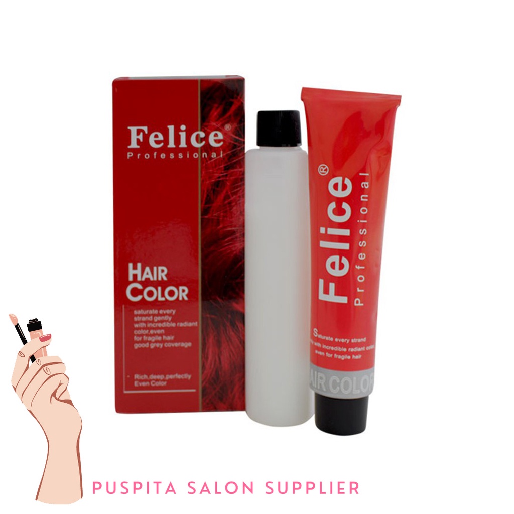 Jual Felice Professional Hair Color I Cat Rambut Felice 60 ml | Shopee ...