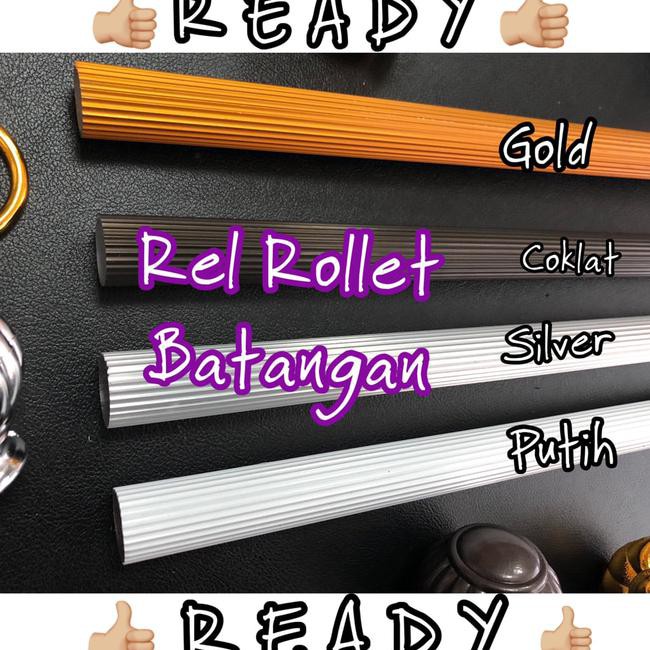 Jual Rel Gorden Rollet Batangan/ Rel Garis Gorden / Tiang Gorden ...