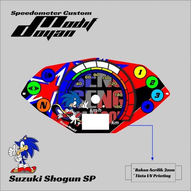 Jual Speedometer Custom Suzuki Shogun SP | Shopee Indonesia
