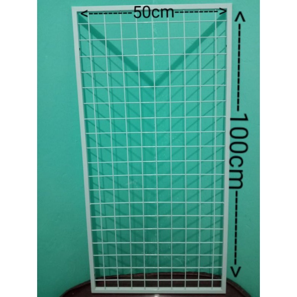 Jual Rak Bingkai 100cm x 50cm Ram Besi Display Pajangan Aksesoris ...