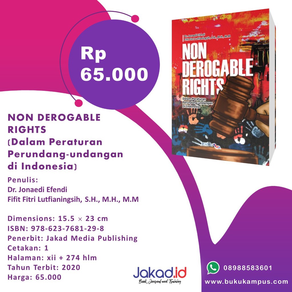 Jual NON DEROGABLE RIGHTS | Shopee Indonesia