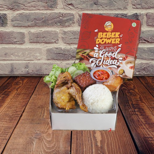 Jual Nasi Bebek Muda Reguler 1/2 Ekor + Tahu Tempe | Shopee Indonesia