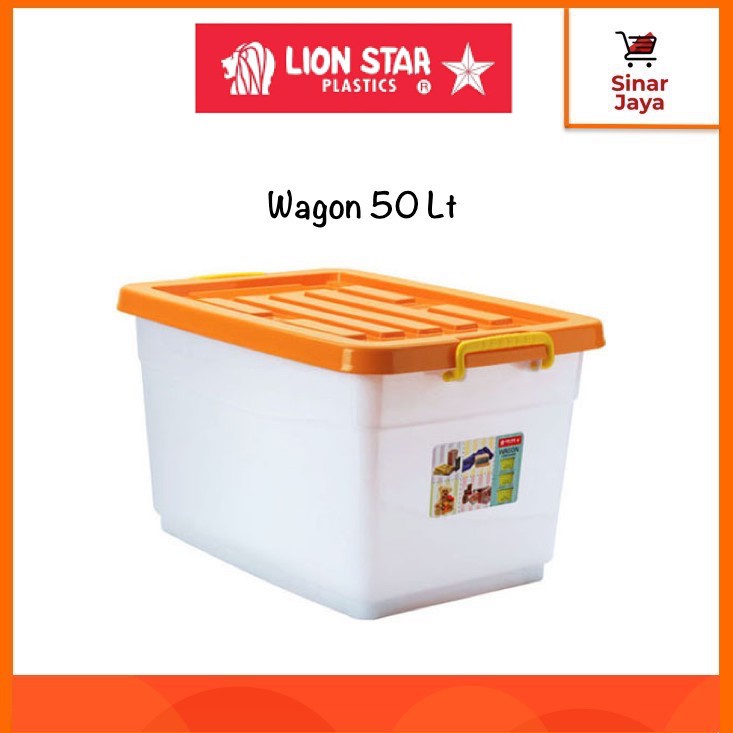 Jual LION STAR VC-15 Wagon Container 50 Lt (Box Penyimpanan 50 Lt ...