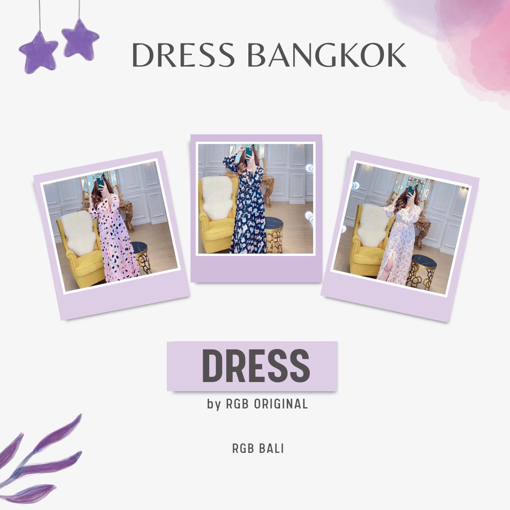 Jual RGB Bali | Long Dress Bangkok Ala Mami by RGB Original | Shopee ...