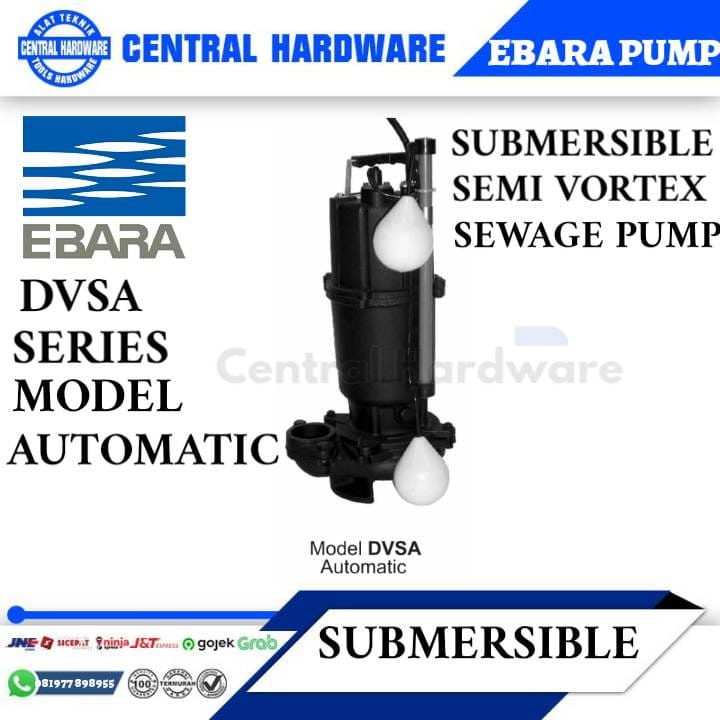 Jual EBARA 65DVSA 53.7 SUBMERSIBLE PUMP SEMI VORTEX SEWAGE PUMP ...