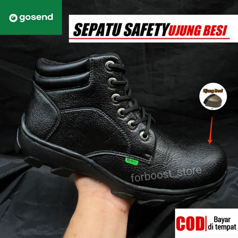 Jual SEPATU SAFETY UJUNG BESI TERBARU/SEPATU SEPTY/SEPATU SAFETY ...