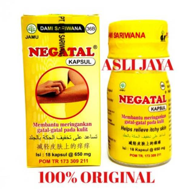 Jual Negatal Kapsul ~ Obat Herbal Untuk Gatal | Shopee Indonesia