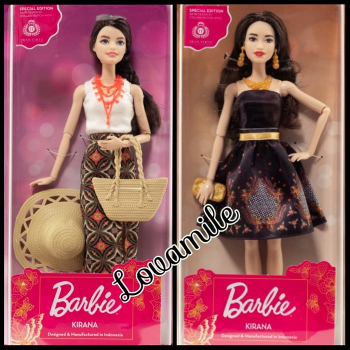 Jual BARBIE ORIGINAL SPECIAL EDITION KIRANA DOLL BATIK DESIGN INDONESIA ...