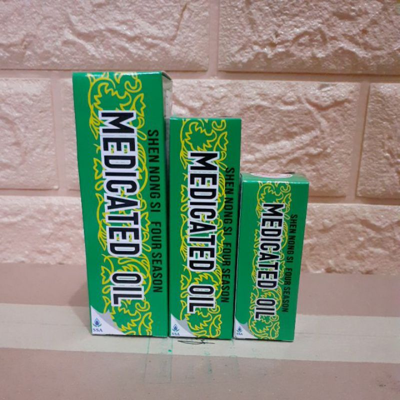 Jual Medicated oil shen nong si four season|se ci yu 12cc,20cc,40cc. | Shopee Indonesia