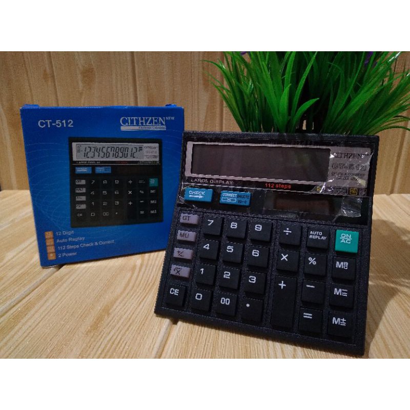 Jual KALKULATOR CITIZEN CT 512 - ALAT HITUNG SEKOLAH KANTOR | Shopee Indonesia