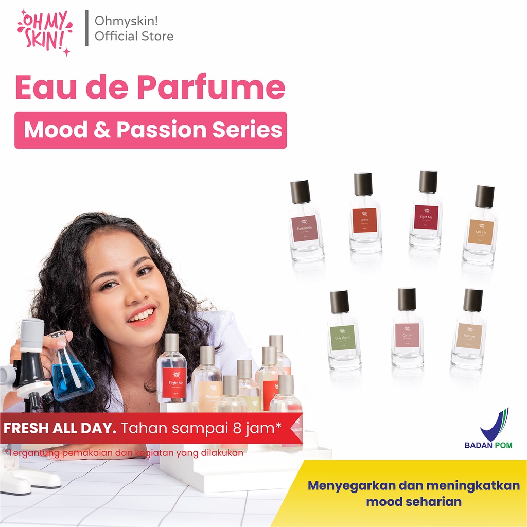 Jual OHMYSKIN! Eau De Parfume Mood and Passion Series | parfum sekolah | parfum murah | parfum ...