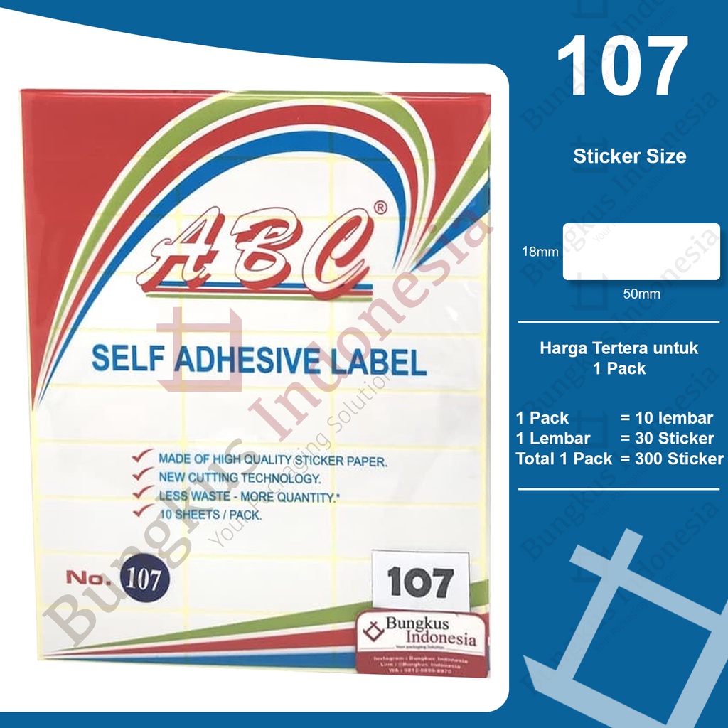 Jual Stiker Label 107 / Sticker | Shopee Indonesia