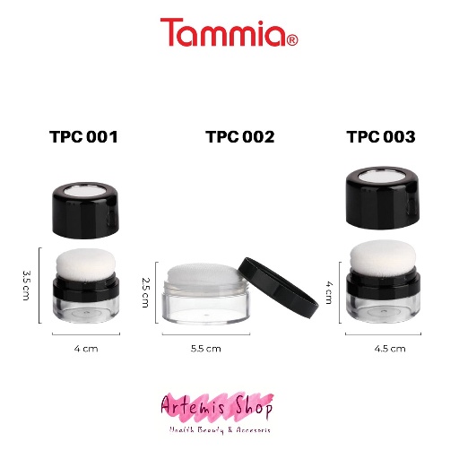 Jual Tammia Deluxe Loose Powder / tempat bedak tabur | Shopee Indonesia