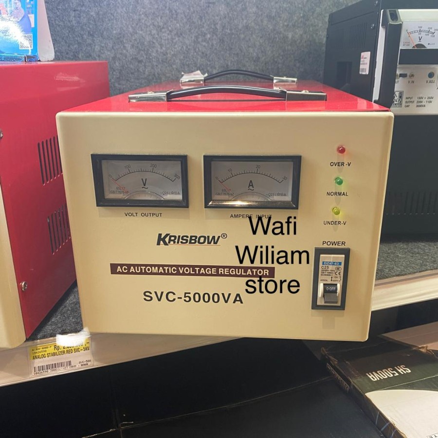 Jual Krisbow Stabilizer stabiliser 5000Watt Stavol Listrik Svc 5000 VA | Shopee Indonesia
