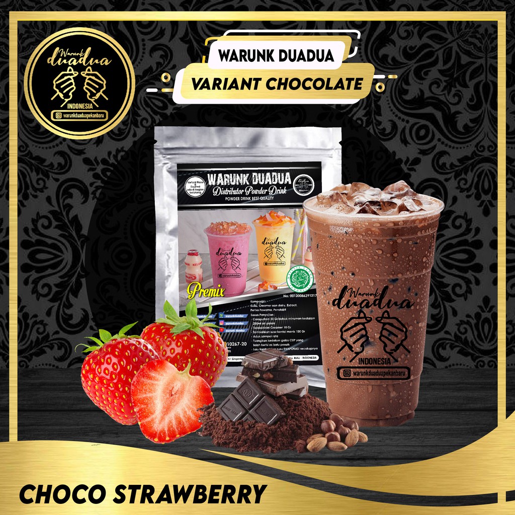 Jual CHOCO STRAWBERRY 1kg / Bubuk Minuman Premix rasa Choco Strawberry ...
