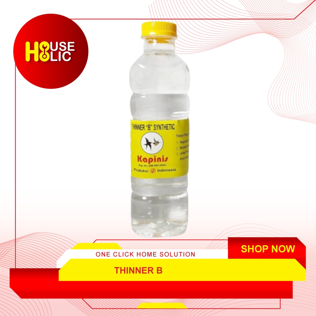 Jual Thinner B Kapinis / Thiner Tiner Pengencer Cat Minyak Synthetic | Shopee Indonesia