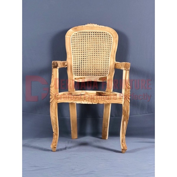 Jual KURSI ROCOCO UKIR PELAMINAN ROTAN KAYU JATI MEWAH MURAH DERMAGA ...