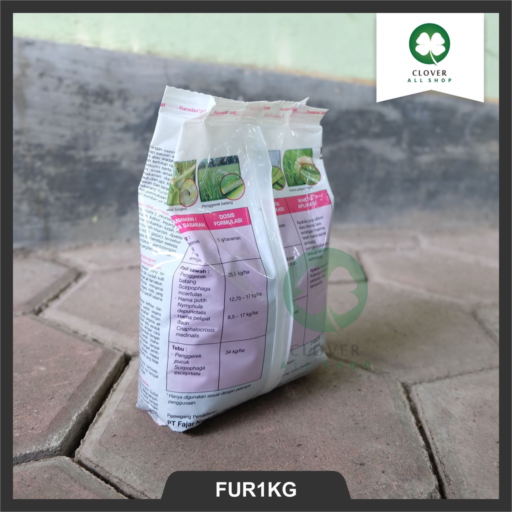 Jual INSEKTISIDA FURADAN 3GR PENGENDALI HAMA PENGGEREK BATANG JONTROT ...