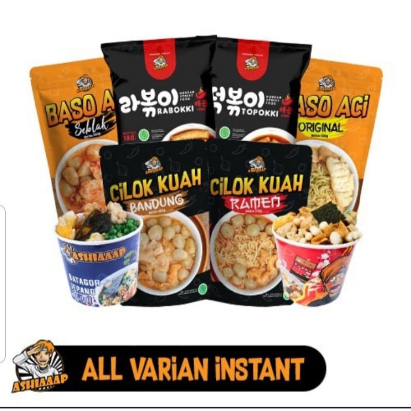 Jual Ashiaaap by Atta Halilintar Bakso Aci(Ori, Seblak) Batagor(Jepang ...