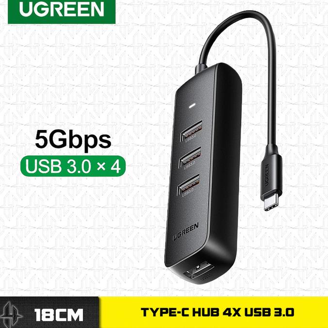 Jual Ugreen 10916 Splitter Hub Usb Type-C To Usb 3.0 Port Laptop Pc ...