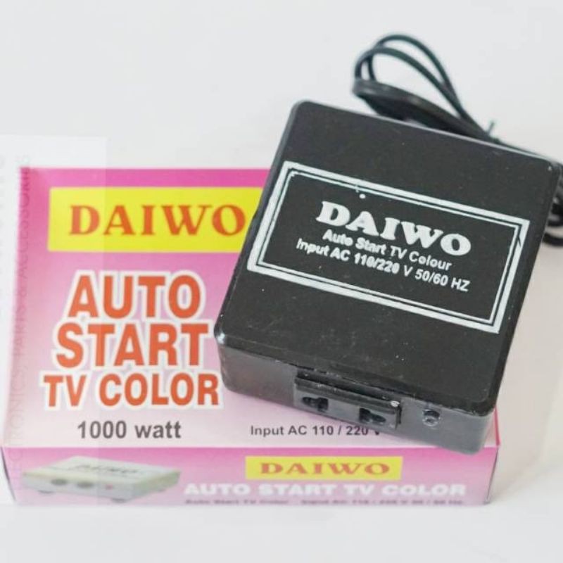 Jual HS Daiwo Auto Start TV Color 500w / 1000W Inverator anti jeglek ...