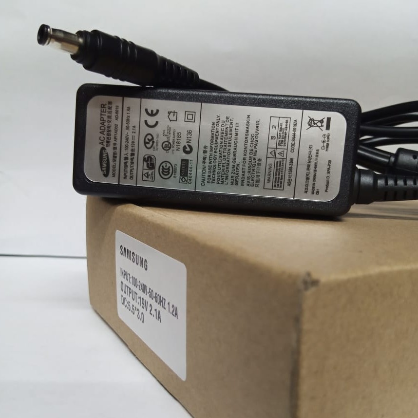 Jual Adaptor Charger Samsung NP535U3C N143 N145 N148 NC10 N148 19v 2.1a ...