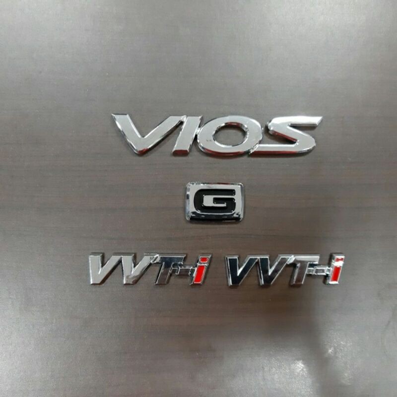 Jual Emblem set mobil VIOS VVTI G | Shopee Indonesia