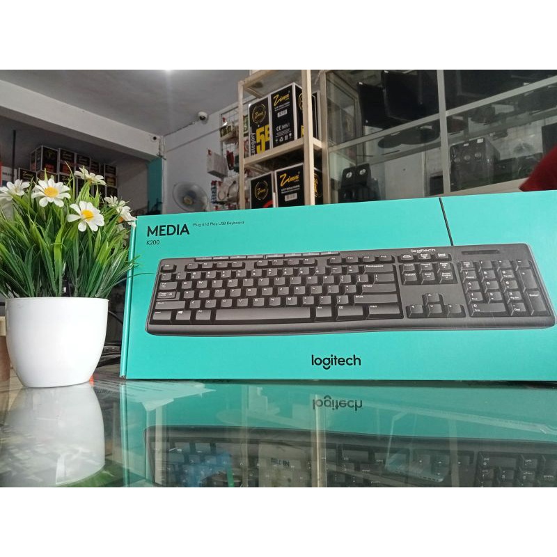 Jual KEYBOARD LOGITECH K200 | Shopee Indonesia