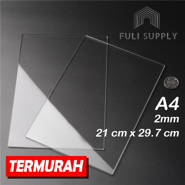Jual Akrilik lembaran acrylic mika 2mm ukuran A4 LASERCUT | Shopee ...