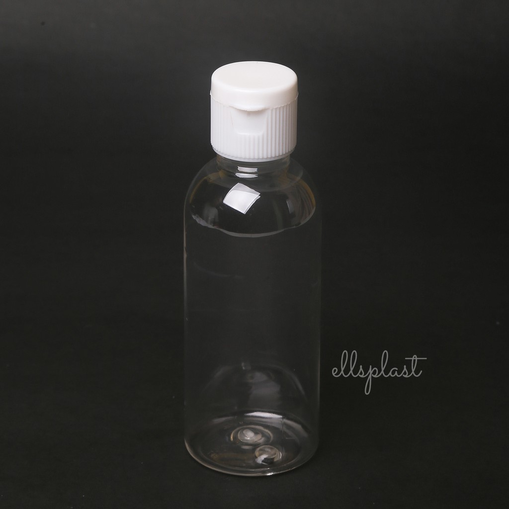 Jual BOTOL PET 60 ML NATURAL TUTUP FLIP TOP PUTIH / BOTOL FLIP TOP 60 ML | Shopee Indonesia