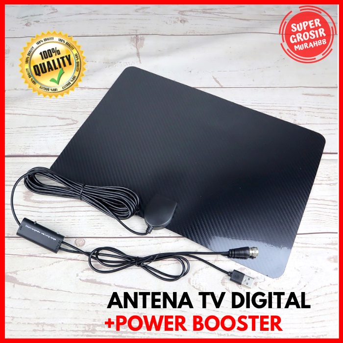 Jual Antena TV Digital Penguat Sinyal DVB-T2 Power Booster Cabletime | Shopee Indonesia