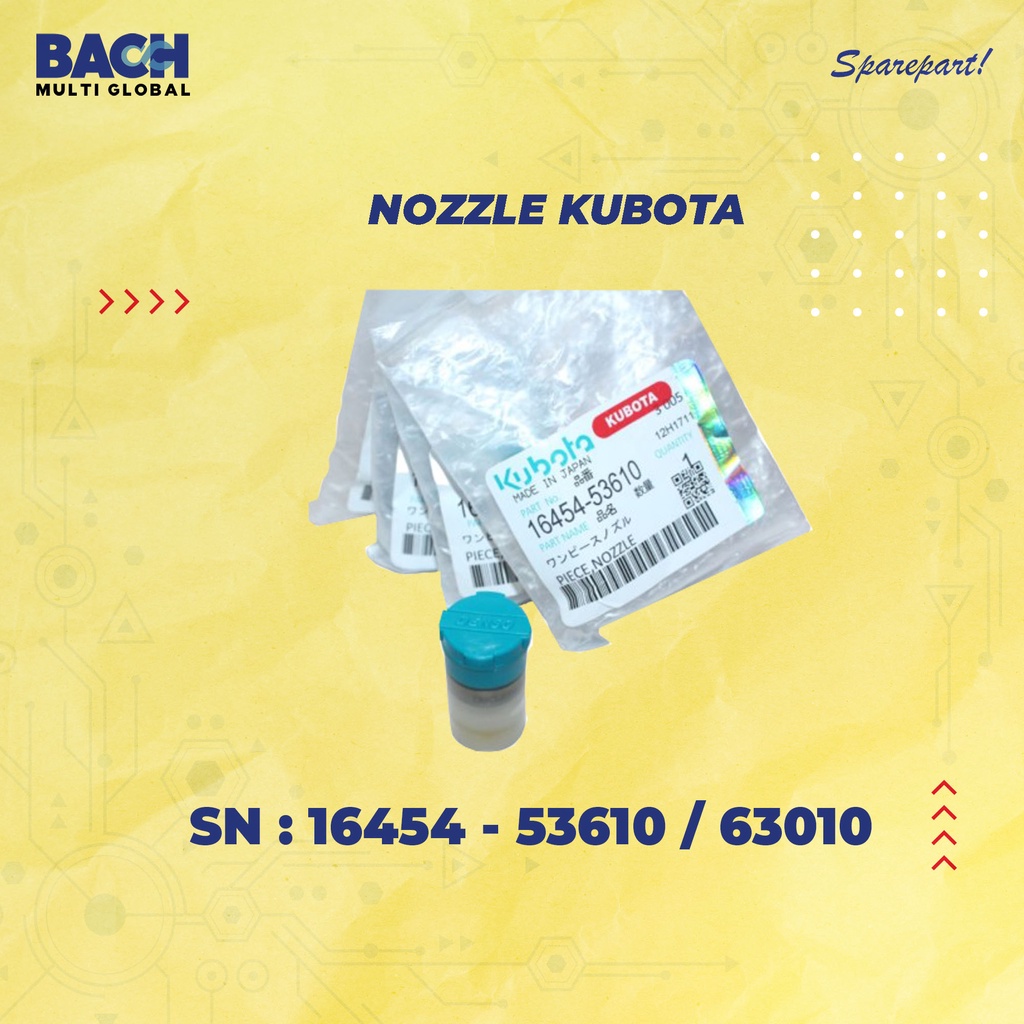 Jual NOZLE KUBOTA SERIAL NUMBER : 16454-53610/63010 | Shopee Indonesia