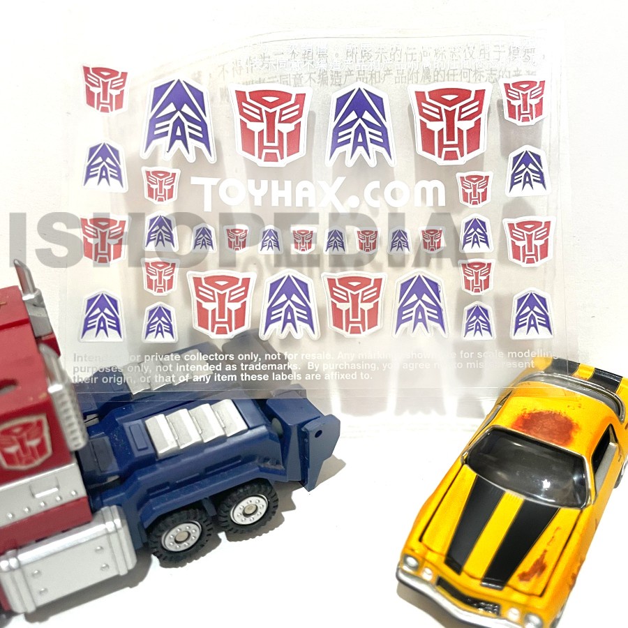Jual Sticker Transformers Optimus Prime Megatron Soundwave Ravage MPM ...