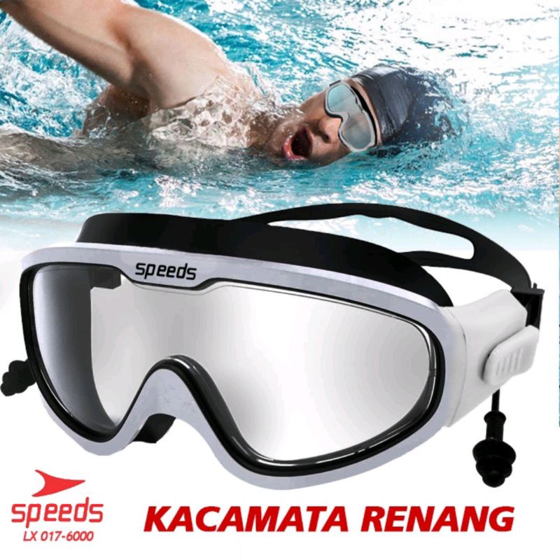 Jual kacamata renang dewasa remaja anti fog-sinar UV LX 6000 | Shopee ...