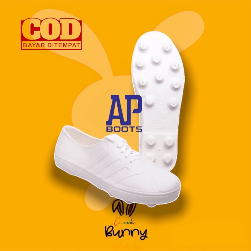 Jual SEPATU AP SEPATU BOT AP SEPATU BALAKUTAK SEPATU PUTIH AP SEATU BOT ...