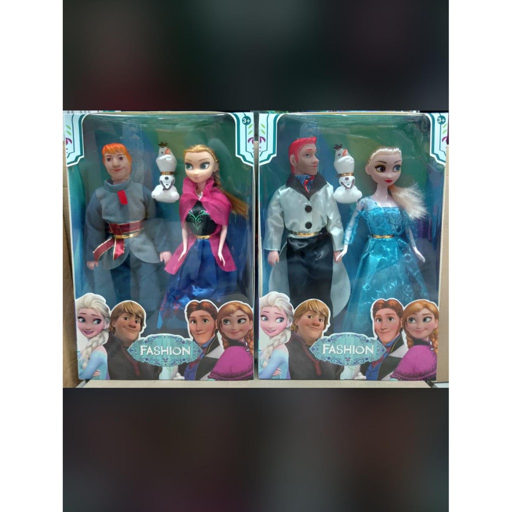 Jual Figure set couple frozen elsha olaf pangeran princess elsa hana ...