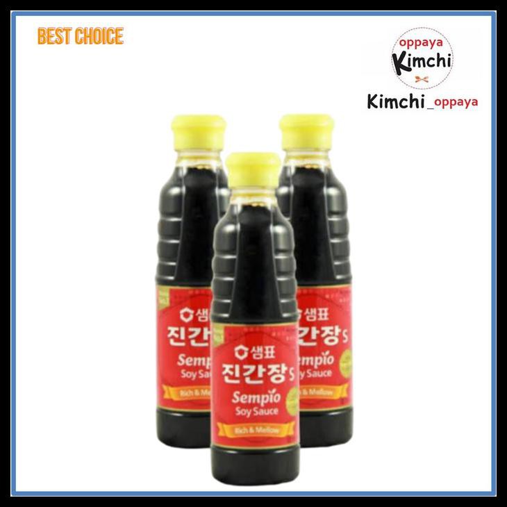 Jual Sempio Jinganjang Soy Sauce Jin S Kecap Asin Kedelai Korea 500Ml ...