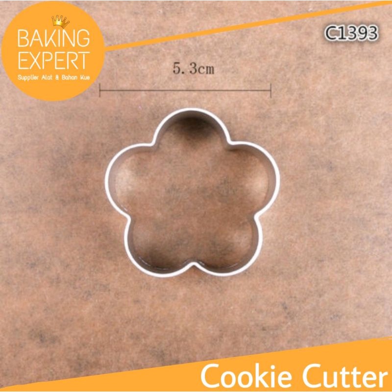 Jual Cookie Cutter karakter bunga cetakan kue kering cookies blossom ...