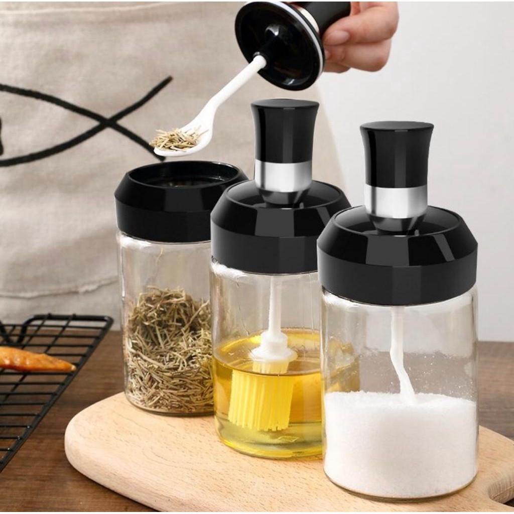 Jual Botol Bumbu Kaca Serbaguna Wadah Bumbu Dapur | Shopee Indonesia