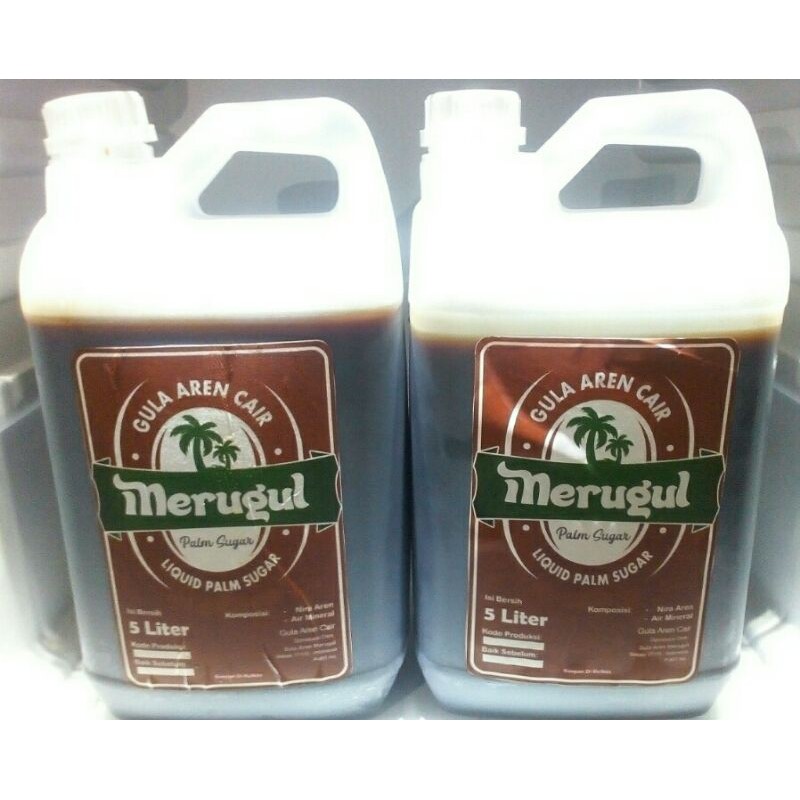 Jual GULA AREN CAIR 5LITER/5000ml | Shopee Indonesia