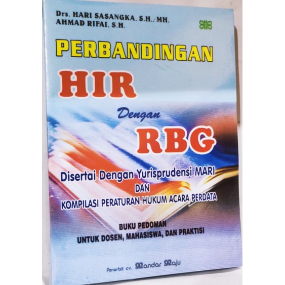 Jual Perbandingan hir dan rbg disertai dengan yurisprudensi dan ...