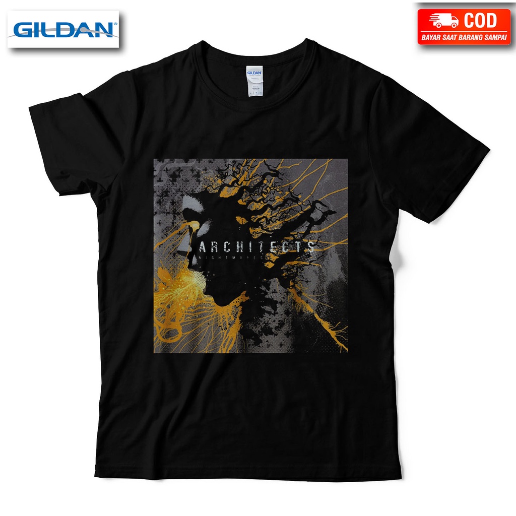 Jual ARCHITECTS band "Nightmare" tshirt -Gildan - Kaos musik merch tee ...