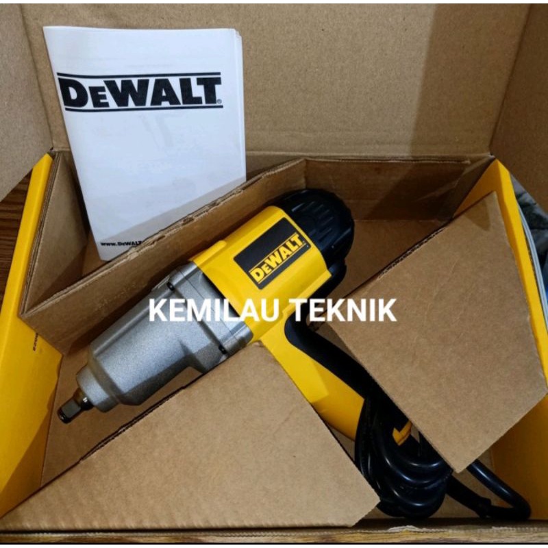 Jual MESIN BOR ELECTRIC IMPACT WRENCH DEWALT 1/2" DW293 HOG RING DW 293 ...