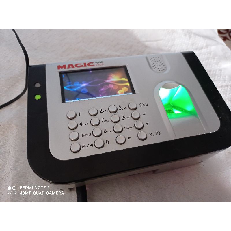 Jual Mesin absensi sidik jari / Fingerprint Magic Pass 5600 Second ...