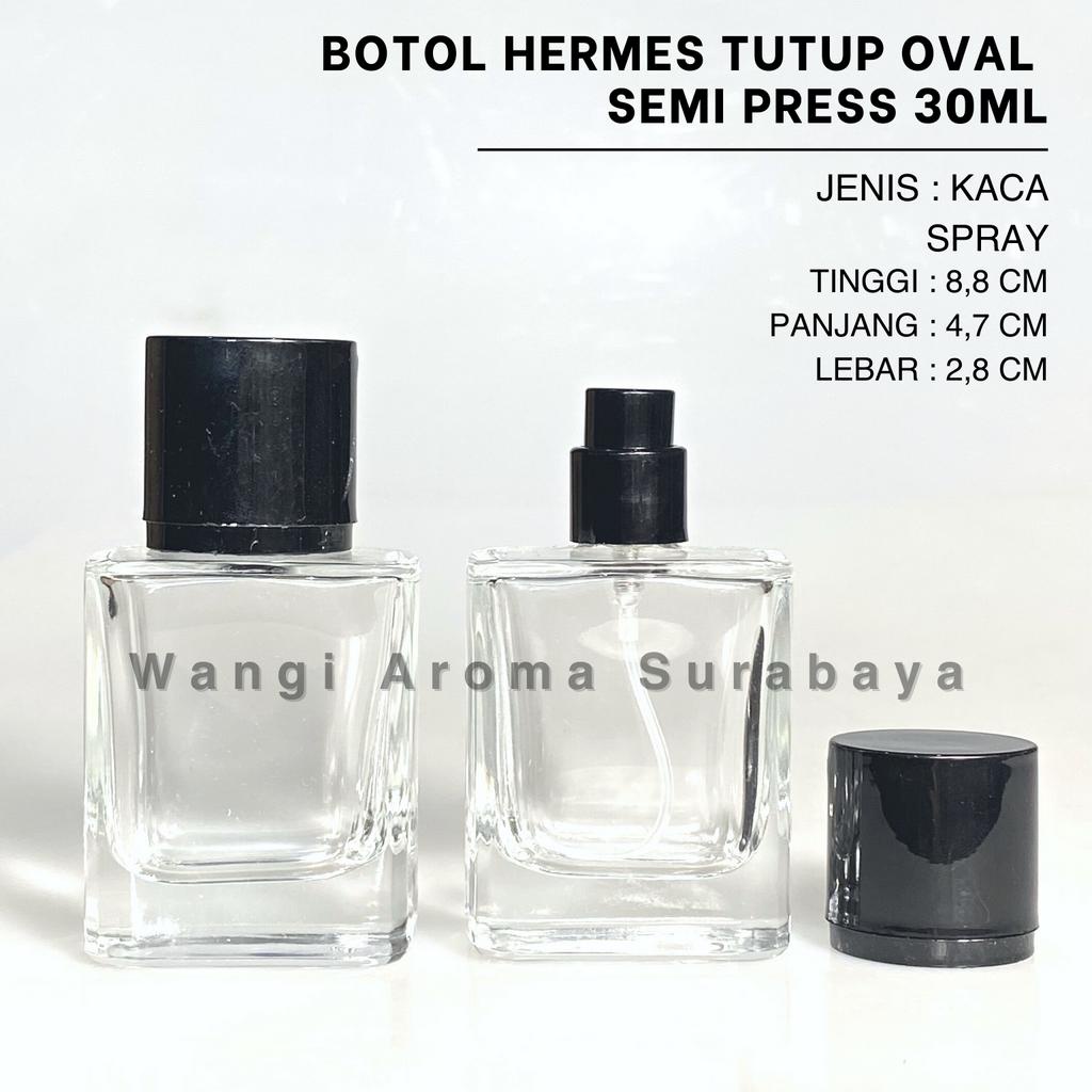 Jual Botol Parfum Hermes 30ML Spray Semi Press Tutup Oval - Botol ... Jual Botol Parfum Hermes 30ML Spray Semi Press Tutup Oval - Botol ...