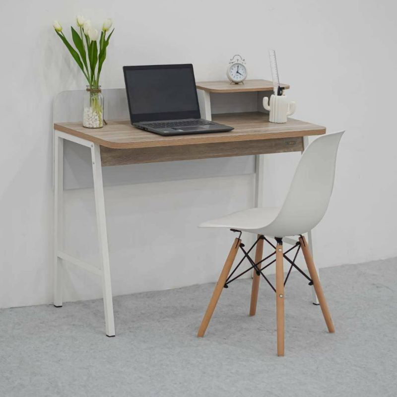 Jual Meja Belajar / Meja Kantor / Meja Kerja Kaki Besi Minimalis ...