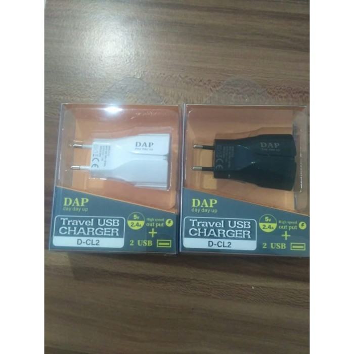 Jual Adaptor Charger DAP D-CL2 DCL2 Dual Output 2.4A ORIGINAL DAP ...