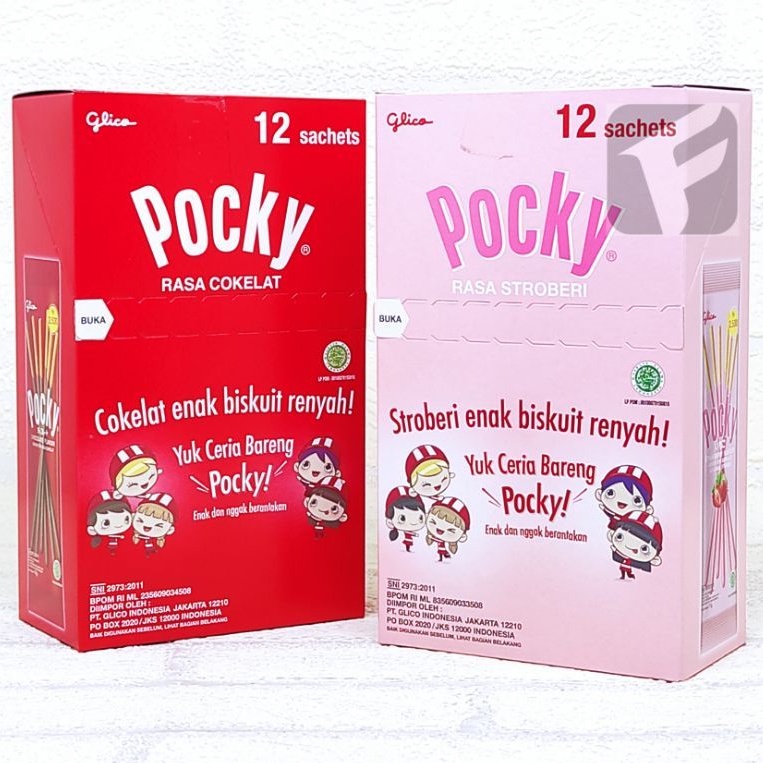 Jual Glico Pocky Biscuit Snack Per Box Isi 12 Sachet x 12 gr | Shopee ...